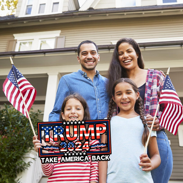 Trump Take American Back 2024 Wooden Hanging Signs, Election 2024 ...