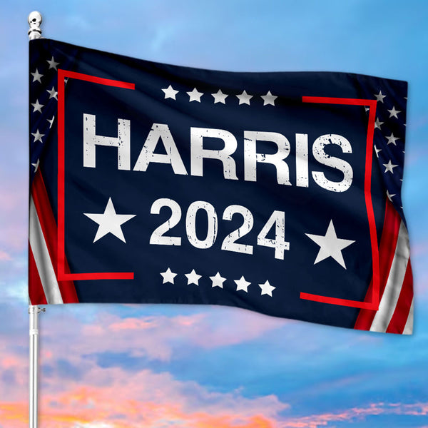 Kamala Harris 2024 House Flag, Gift For Kamala Harris Supporters, Elec ...
