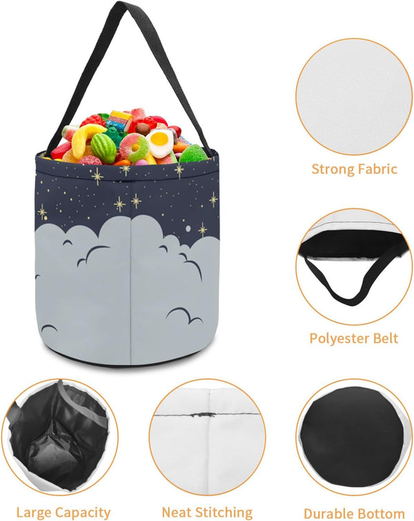 Halloween Trick or Treat Candy Bags, Outer Exploration Rocket Spaceshi ...