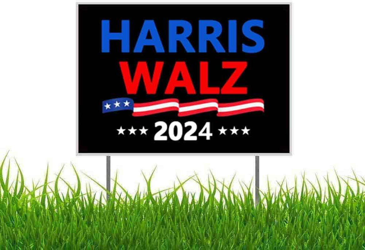 Harris Walz 2024 Kamala Harris Tim Walz Waltz for President Yard Sign ...
