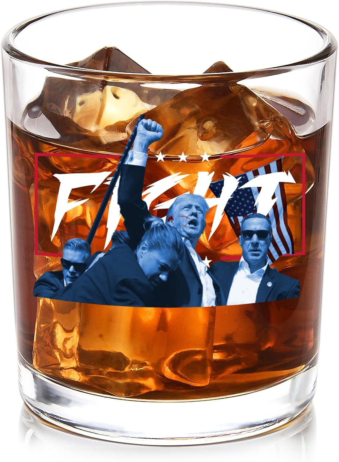 Trump Fight Rock Glass, Trump Assassination, Election 2024 - PersonalFury