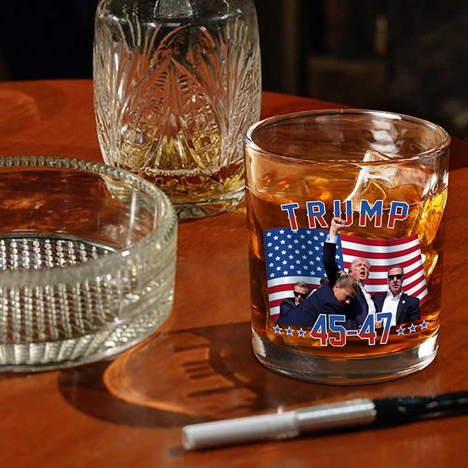 Trump Fight Rock Glass, Trump Assassination, Election 2024 - PersonalFury