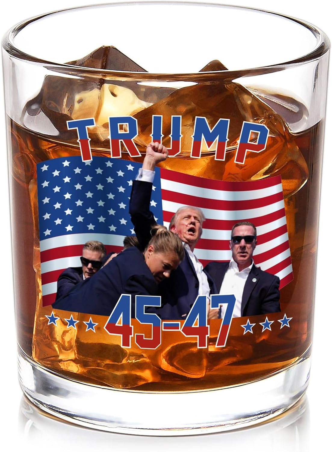 Trump Fight Rock Glass, Trump Assassination, Election 2024 - PersonalFury
