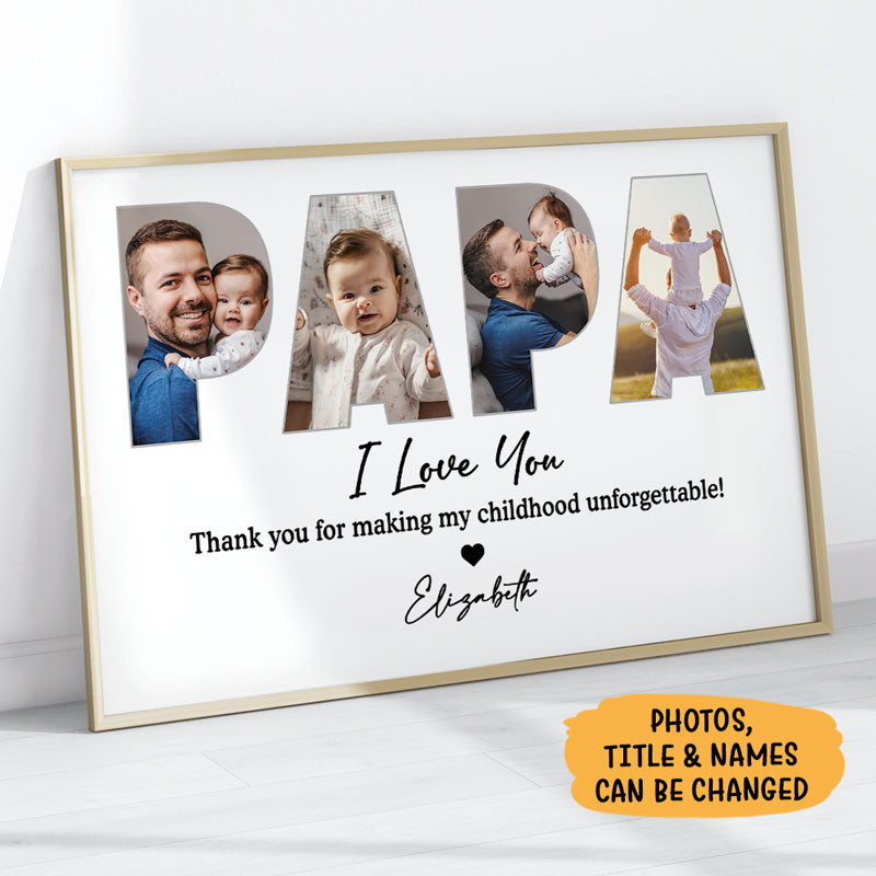 Custom posters as anniversary gifts, personalized gifts for loved ones ...